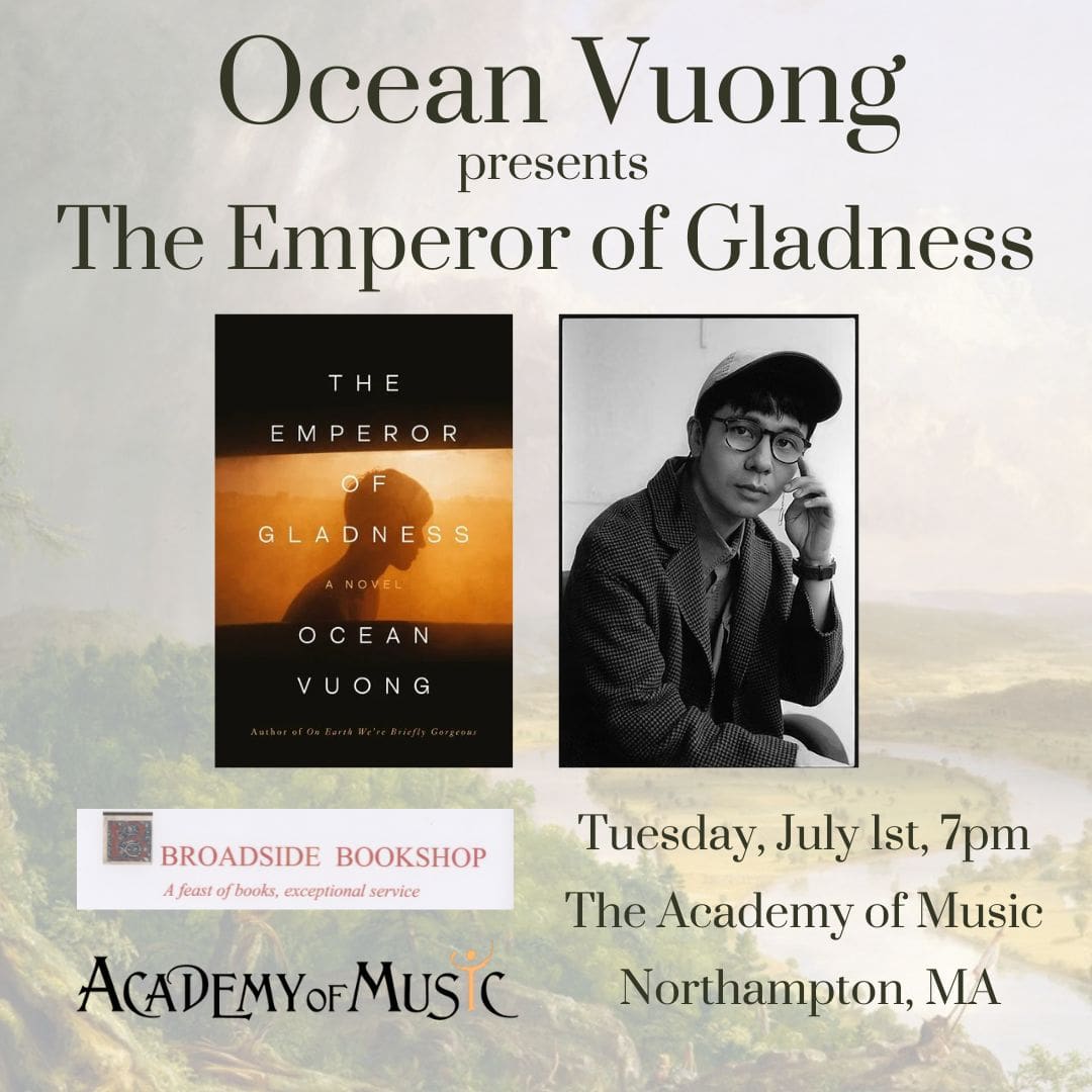 Ocean Vuong presents The Emperor of Gladness | Academy of Music